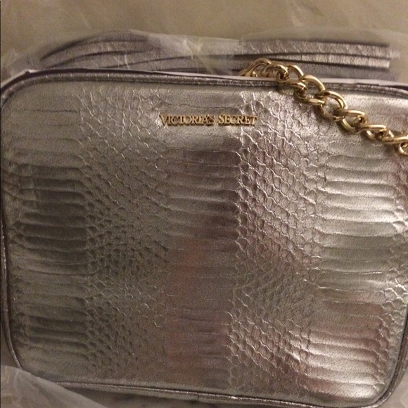 Victoria's Secret | Bags | Silver Victorias Secret Crossbody Purse New ...